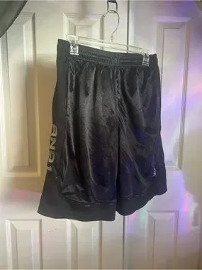 And1 | Shorts | And Black Performance Basketball Shorts With White Side ...